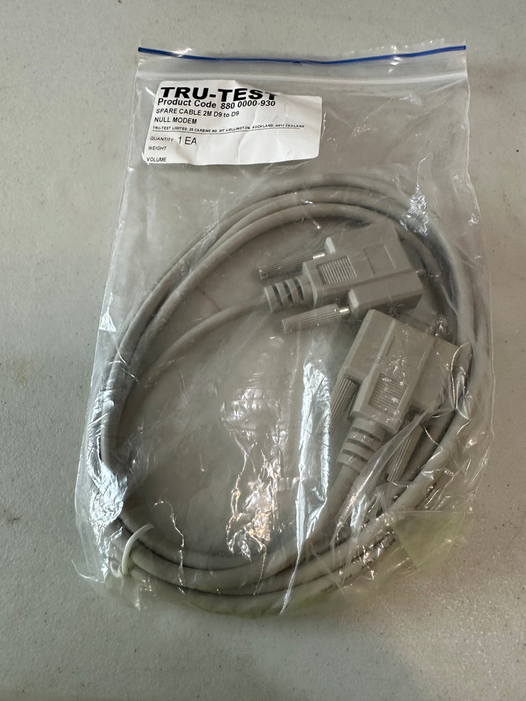Tru-Test RS232 Serial Null Modem Cable – Speedrite Electric Fence ...